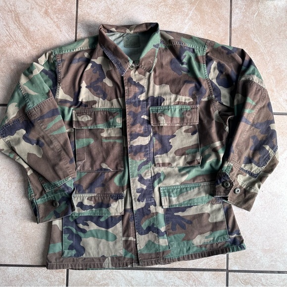 U.S. Army | Jackets & Coats | 8s Us Army Camouflage Shirt Jacket | Poshmark